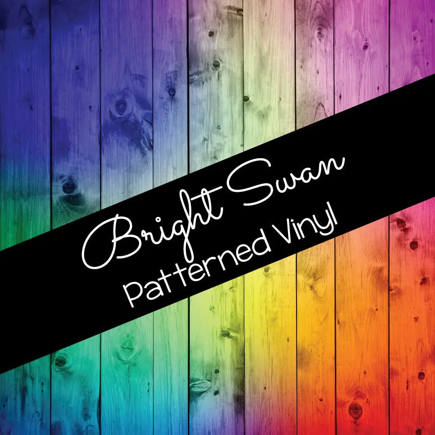 Patterned Vinyl & HTV - Rainbow 16 – Bright Swan